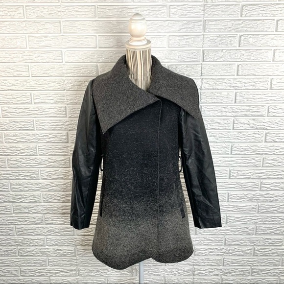 RACHEL Rachel Roy | Jackets & Coats | Rachel Rachel Roy Black Grey Wool ...